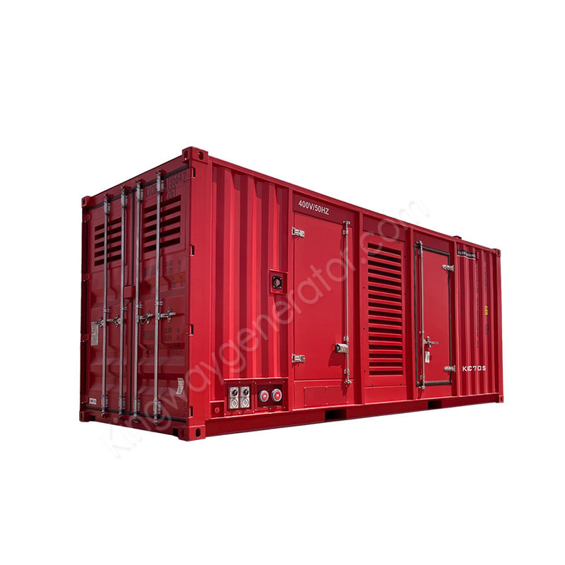 Silent canopy 500kw 400v 50hz 3 phase 4 wire natural gas power generator