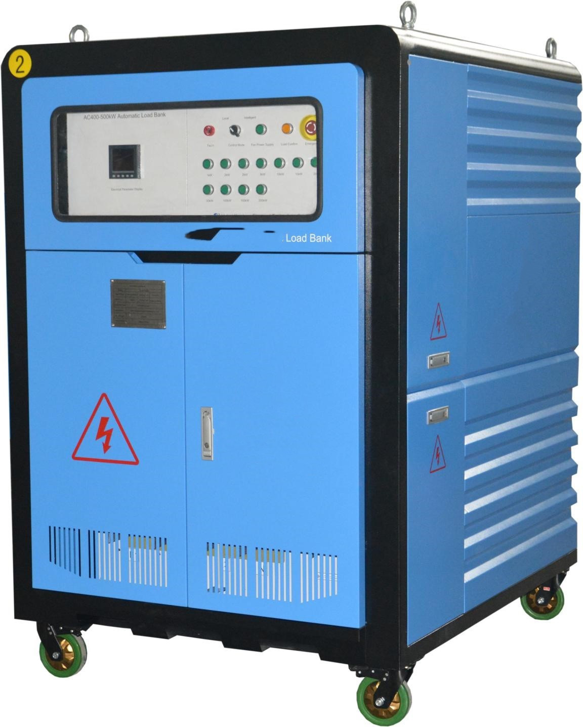 250KVA/250KW Digital AC Portable Resistive Load Banks 400v 3 phase 4 wire