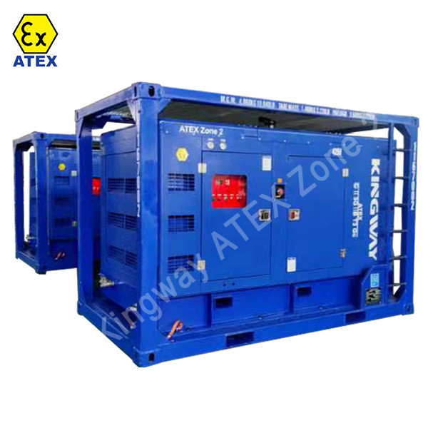 20KVA Zone II Explosion Proof silent diesel Generator Mounted in DNV 2. ...