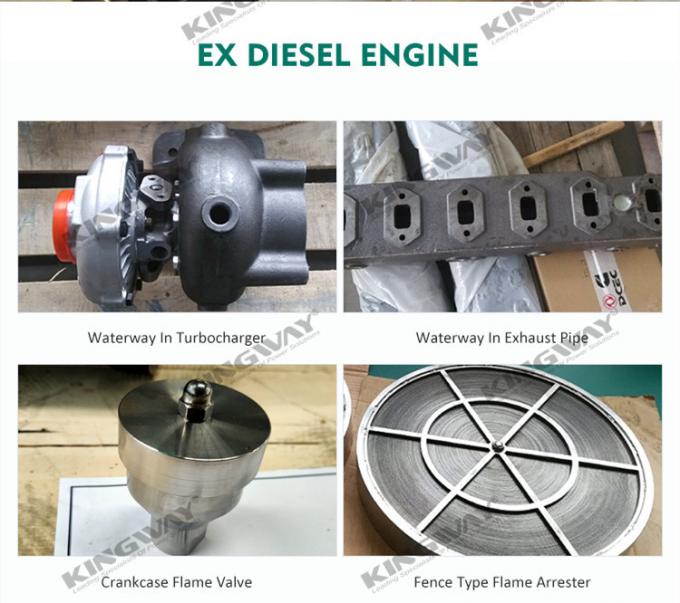 200KVA ATEX Certified T3 Zone 2 Generator Set DNV standards Lifting Frame