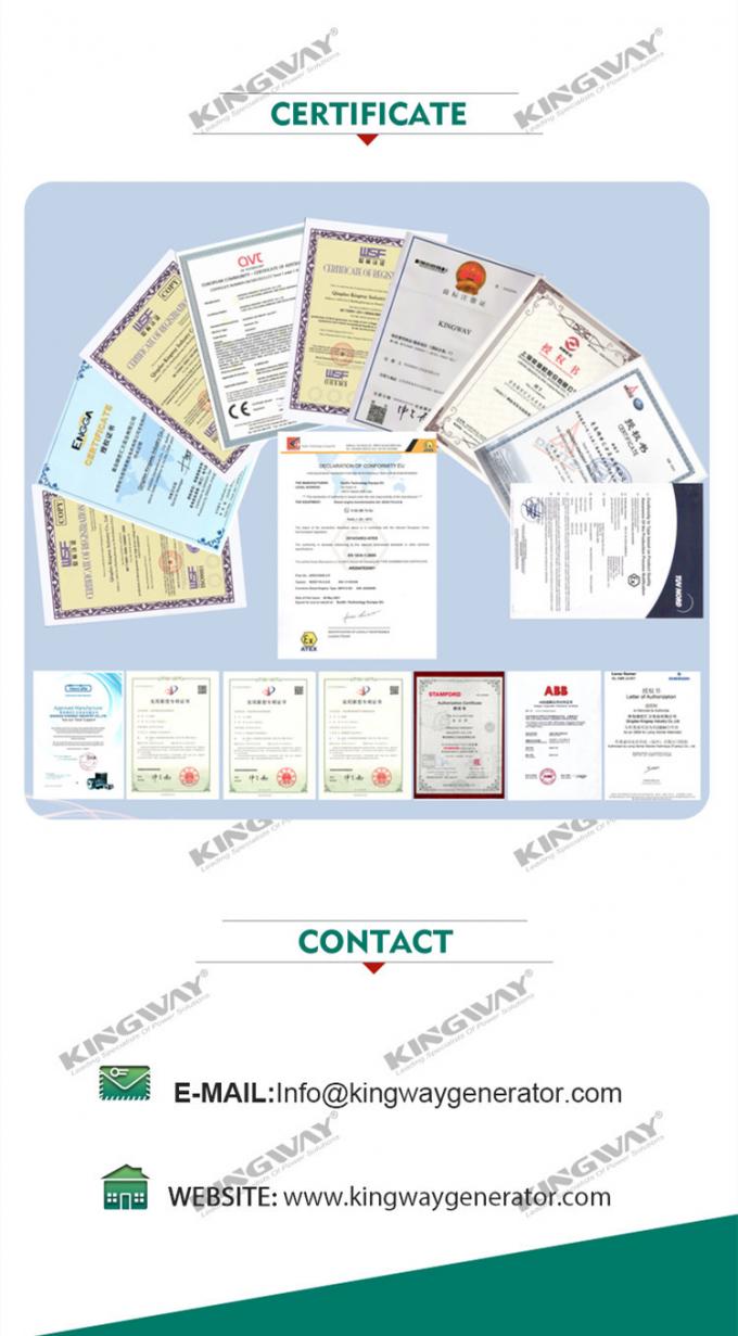IP55 Protection ATEX Zone 2 Equipment 100KVADiesel Generator Integrated ...