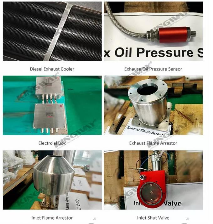 Atex Zone 2 Explosion Proof Generator Set 20KVA with DNV Lifting Frame